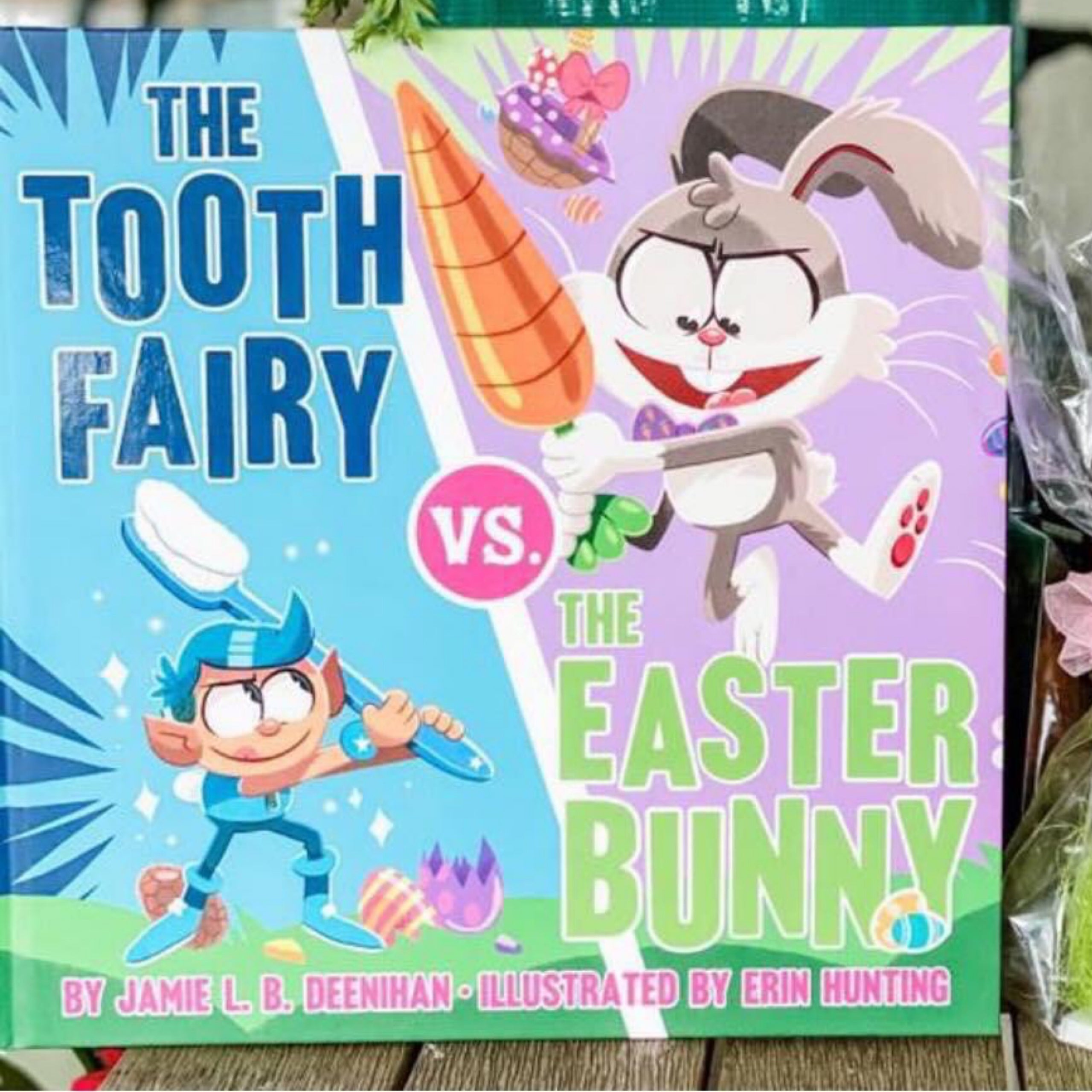 Book - Tooth Fairy vs the Easter Bunny by Local Author Jamie Deenihan ...